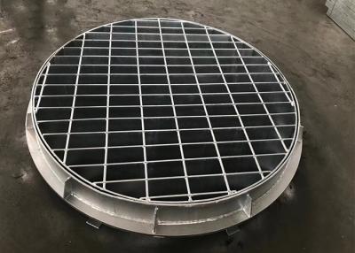 China Outdoor Metal Manhole Cover Grating 25*3mm Circular Galvanised Grate for sale