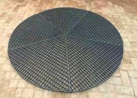 China Outdoor Metal Manhole Cover Grating 25*3mm Circular Galvanised Grate for sale