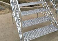China Anti Rust Anti Slip Steel Grating 100mm Serrated Style Hot Dip Galvanized for sale