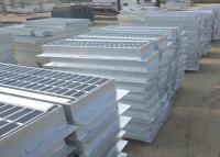China Anti Rust Anti Slip Steel Grating 100mm Serrated Style Hot Dip Galvanized for sale