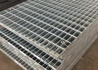 China Galvanized Catwalk Steel Grating Plate Stainless Steel 304 Sliver Color for sale