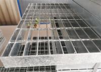 China Hot Dip Galvanized Steel Walkway Grating 6mm Thickness Anti Theft for sale