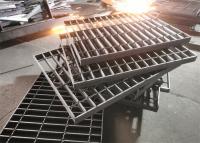China Workshop Platform Steel Grating Plate 8mm Thick Skid Proof Electro Galvanizing for sale