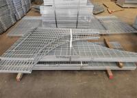 China Hot Dip Galvanized Steel Driveway Grates Grating 25*3mm Customized Shape for sale