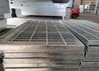 China Toothed Galvanized Steel Driveway Grates Grating Aluminum 6063 For Stadium Drain for sale