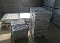 China Skid Proof Bar Grating Treads 5mm Thick Metal Drain Grate Pressure Resistance for sale
