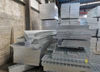 China 48 Inch Anti Skid Stair Treads Steel Grating Walkway Mill Finished for sale
