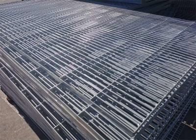 China Hot Dip Galvanized Stair Treads Steel Grating 60mm Serrated Style for sale