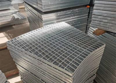 China Skid Proof Bar Grating Treads 5mm Thick Metal Drain Grate Pressure Resistance for sale