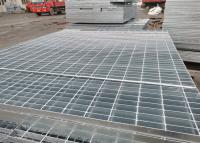 China 1000mm×6000mm Hot Dip Galvanized Steel Sidewalk Skid Resistance Welded Steel Grating for sale