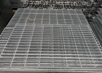 China 1000mm×6000mm Hot Dip Galvanized Steel Sidewalk Skid Resistance Welded Steel Grating for sale