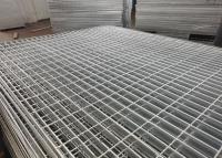 China Silver Q235 Stainless Steel Floor Grating Hot Dip Galvanized High Strength for sale