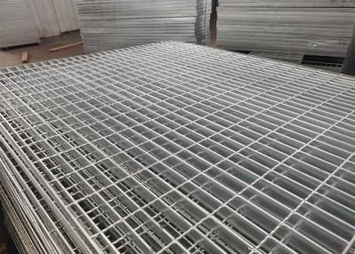 China Silver Q235 Stainless Steel Floor Grating Hot Dip Galvanized High Strength for sale
