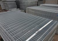 China Power Station Galvanized Platform Steel Grating 1000mm Length Press Welded for sale
