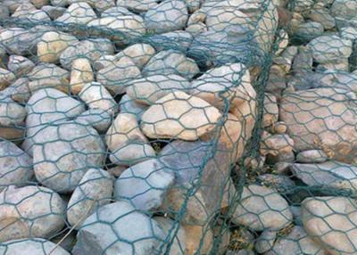 China PVC Coated Antiseptic Gabion Welded Wire Mesh Hot Galvanized Dark Green for sale