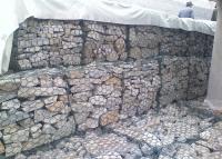 China 2.7mm Waterproof	Galvanized Gabion Wire Mesh For Gabion Baskets for sale
