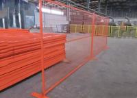 China Galvanized Powder Coated Temporary Fence Panels 300mm Customized Color for sale