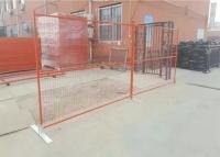 China 3.5mm Wire Dia Moveable Fence Panels Heat Treated Temporary Metal Fencing for sale