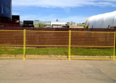 China Outdoor Temporary Construction Fence Panels 6M Length PVC Coated for sale