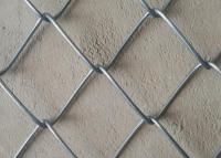 China Sports Playground Garden Diamond Chain Link Fence 20m Width 75X75mm for sale