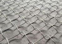 China Playground Green PVC Coated Chain Link Fence 6 Foot Galvanized 50x50mm for sale