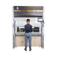 China Tempered Glass Sash Chemical Lab Duct Fume Hood Heat Resistant Fireproof for sale
