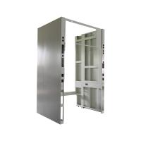 China Multi Layer Solid Wood Chemical Lab Fume Cupboard With Explosion Proof Firep for sale