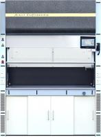 China Lab Furniture Acid Alkali Resistance Fume Hood with Water Sink for sale