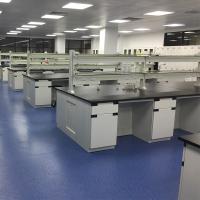 China Stainless Steel Wooden Island Lab Bench For Research Institute for sale