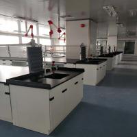 China Stainless Steel Wooden Island Lab Bench For Research Institute for sale