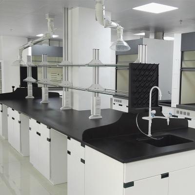 China Chemistry Physical PP Metal Wooden Island Lab Bench for Hospital School for sale