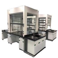 China Chemistry Physical PP Metal Wooden Sink Central Side Lab Bench For Hospital School for sale