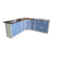 China Chemistry Physical PP Metal Wooden Sink Central Side Lab Bench For Hospital School for sale