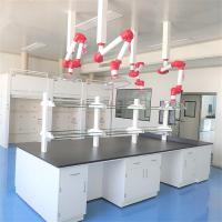 China Laboratory Steel Wooden Wall Bench Side Bench Chemical Resistance for School for sale