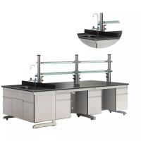 China Biology Physics Stainless Steel Laboratory Sink Workbench Chemical Resistant for sale