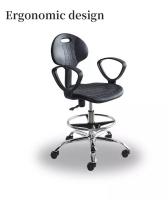 China Cleanroom Conductive Leather PU Swivel Laboratory Bench for Clinic Dental Hospital for sale