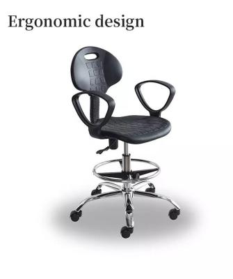 China Cleanroom Conductive Leather PU Swivel Laboratory Bench for Clinic Dental Hospital for sale