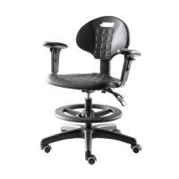 China Cleanroom Conductive Leather PU Swivel Laboratory Bench for Clinic Dental Hospital for sale