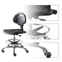 China Cleanroom Conductive Leather PU Swivel Laboratory Bench for Clinic Dental Hospital for sale