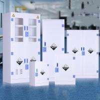 China Polypropylene School Chemical Acid Corrosive Laboratory Storage Cabinet with Shelves for sale