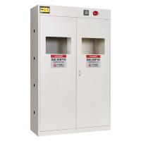 China 3 Cylinders Steel Gas Cylinder Cabinet Fireproof Explosion Proof With Exhaust Vent for sale