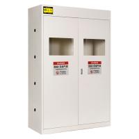 China 3 Cylinders Steel Gas Cylinder Cabinet Fireproof Explosion Proof With Exhaust Vent for sale