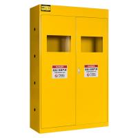 China 3 Cylinders Steel Gas Cylinder Cabinet Fireproof Explosion Proof With Exhaust Vent for sale