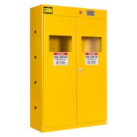 China 3 Cylinders Steel Gas Cylinder Cabinet Fireproof Explosion Proof With Exhaust Vent for sale