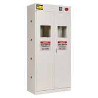 China 2 Cylinders Fireproof Explosion Proof Steel Gas Cylinder Cabinet with Exhaust Vent for sale