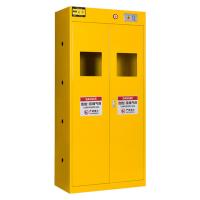 China 2 Cylinders Fireproof Explosion Proof Steel Gas Cylinder Cabinet with Exhaust Vent for sale