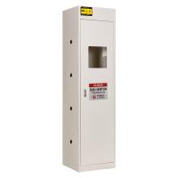 China Single Cylinder Fireproof Explosion Proof Steel Gas Cylinder Cabinet With Exhaust Vent for sale