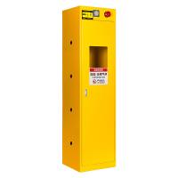 China Single Cylinder Fireproof Explosion Proof Steel Gas Cylinder Cabinet With Exhaust Vent for sale