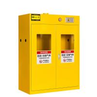 China Single Cylinder Fireproof Explosion Proof Steel Gas Cylinder Cabinet With Exhaust Vent for sale
