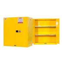 China Double Door Oil Drum Laboratory Storage Cabinet Fire Resistant Combustible Vertical for sale